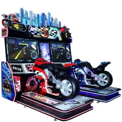 Cina motocicletta Arcade Machine Linkable With Motion Seat di 2000W 220v in vendita