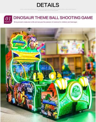 Cina I dinosauri dell'interno di divertimento parcheggiano la macchina della galleria dei bambini, sparante la macchina del gioco di lotteria di Dino in vendita