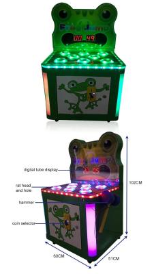 Cina Estinzione di Arcade Game Machine With Ticket del martello della rana dei bambini in vendita
