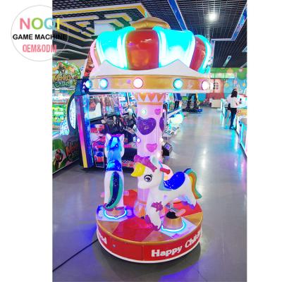 Cina giro dell'interno del cavallo del carosello di Seat 6 Seat di giro 3 di divertimento della macchina del gioco del videogioco arcade in vendita