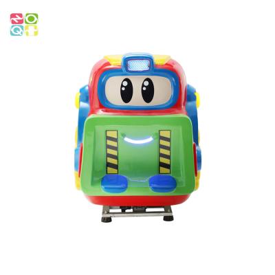 China Interactive Kiddie Ride With 11 Inch Screen Arcade Game Kid Game Swing Car for sale