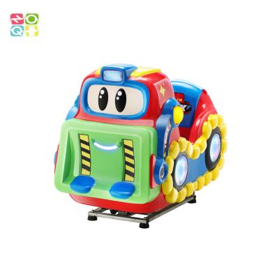 China Interactive Kiddie Ride With 11 Inch Screen Arcade Game Kid Game Swing Car for sale