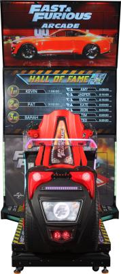 China Fast Furious Arcade Racing Game Machine 2 * 65 pulgadas pantallas UHD para 1 jugador en venta