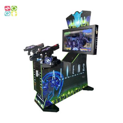 Cina Coin Op Aliens Shooting Arcade Machine schermo da 42 pollici con 3 giochi in vendita