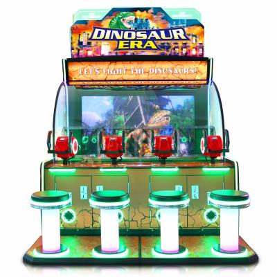 China 500W Ticket Invordering Game Machine Coin Op Dinosaur Era - 4 Spelers Ball Shooting Game Arcade Machine Te koop
