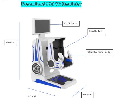 Cina Simulatore di realtà virtuale 9d Simulatore di realtà virtuale 4K Risoluzione per parco a tema in vendita