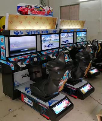 Cina Macchina da gioco arcade sicura per 2 giocatori, giochi di auto, macchina da corsa 3d per Fun City in vendita