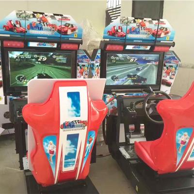 China Single Player Car Racing Game Machine CE Certificated For Amusement Park for sale