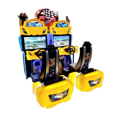 China Attractive Arcade Driving Machine 400W With Coin Operated HD LCD Display for sale