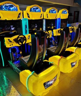 China Attractive Arcade Driving Machine 400W With Coin Operated HD LCD Display for sale