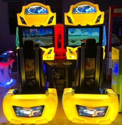 China Attractive Arcade Driving Machine 400W With Coin Operated HD LCD Display for sale