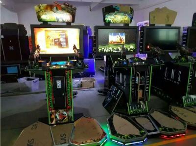 中国 4イン1 エイリアン シューター アーケード マシン パーソナライズ インタラクティブ 販売のため