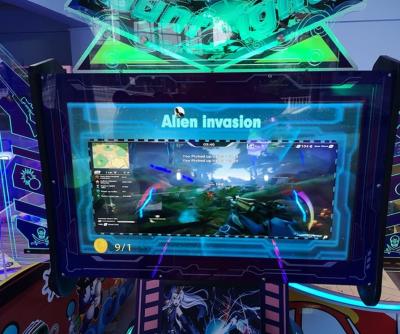 中国 4イン1 エイリアン シューター アーケード マシン パーソナライズ インタラクティブ 販売のため