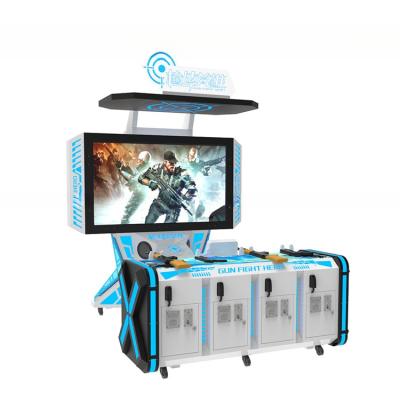 中国 4人用シミュレーター 銃撃アケードゲーム 65インチLCD 販売のため
