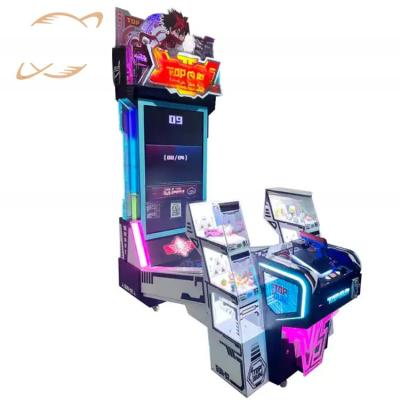 Китай 2 игрока интерактивный шутер аркадная машина с ярким цветом продается