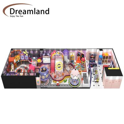 중국 실내 소프트 놀이터 장비 10-30명 수용, 2-12세 연령 판매용