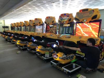 China Coin Operated Motorcycle Biker Simulator Motorcycle Motion Simulator For Funzone for sale