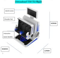 China VR 360 Rotating Roller Coaster Simulator 2-Seat High Capacity Entertainment Equipment for sale