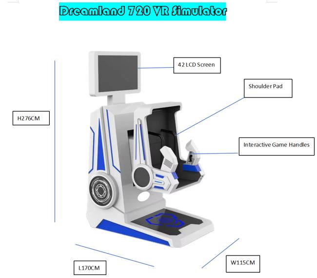 Dreamland VR 360 Simulator - Front View
