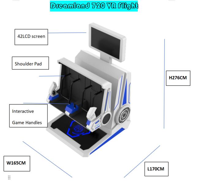 Dreamland 9D VR Simulator front view