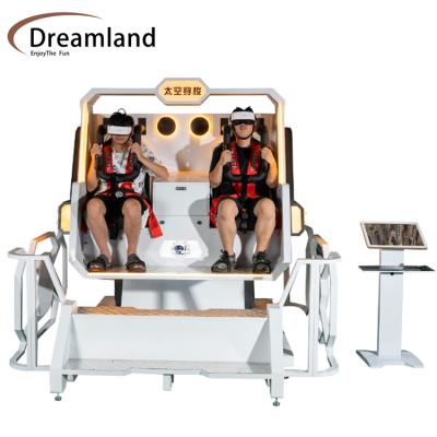 China Dreamland Exclusive Version Vitual Worlds VR Immersive 9D VR Virtual Reality Experience VR Panda Warrior with 720 Degree Rotation Simulator for sale