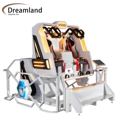 中国 ドリームランド限定版バーチャルワールドVR没入型9D VRバーチャルリアリティ体験VRパンダウォリアー、720度回転シミュレーター 販売のため