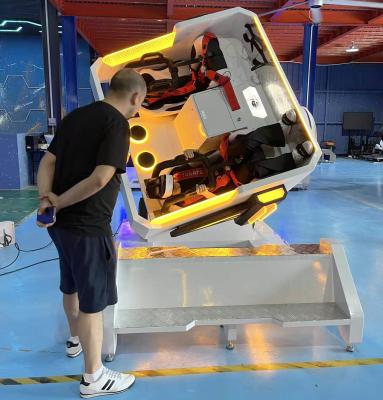 China Experiencia de visualización de realidad virtual. Experimenta la aventura de realidad virtual definitiva de 720 grados con 2 jugadores. Simulador VR Space Shuttle 360 y DP VR E3S Glass. en venta