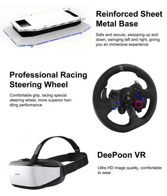 China 220V Virtual Reality Race Car Simulator 1 Seat 2500W With Deepoon Glasses for sale