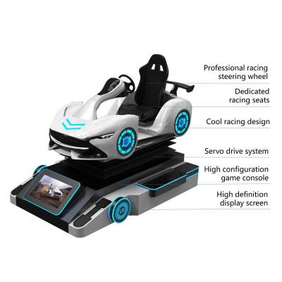 China 220V Virtual Reality Race Car Simulator 1 Seat 2500W With Deepoon Glasses for sale