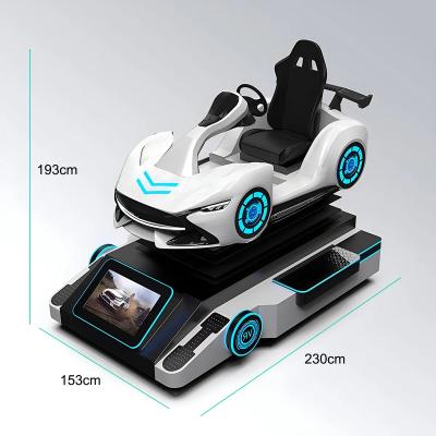 China 220V Virtual Reality Race Car Simulator 1 Seat 2500W With Deepoon Glasses for sale