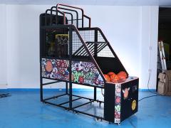 55 inch screen video basketball shooting machine