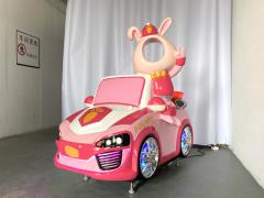 Rabbit Cruise Car Kiddie Ride Fiberglass Material For Entertainment