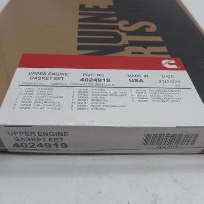 중국 Cummins 정품 품질 건설 기계 부품 4024919 상부 엔진 가스켓 세트 판매용