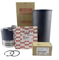 Quality ISUZU 6WG1 engine Genuine spare parts 1878128591 Piston kit (4 cylinder kit) for sale