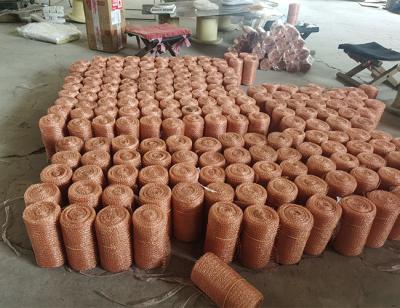 China Decoration 75 Feet 100 Feet Homeyard Copper Garden Mesh Knitted  4 Wires Te koop