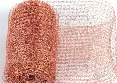 Cina 127mm Width 320cm Length 0.17mm Wire Copper Mesh Rodent Control in vendita