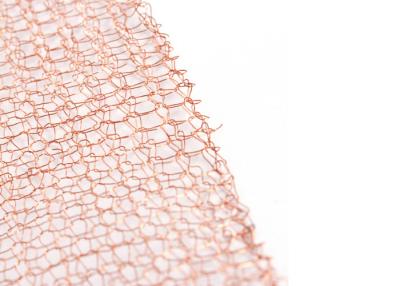 Cina DIY Hole Filler Pure Copper Mesh Fabric Multistrands For Distilling Stay Green Security in vendita