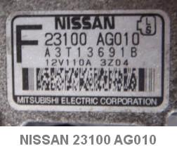Китай Assy альтернатора 23100-AG010 A3T13691B NISSAN продается
