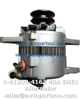 China 1-81200-4163 Isuzu Forward for 40A 6HE1 alternator 0-35000-3763 for sale