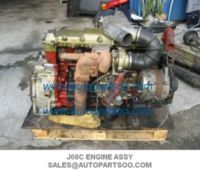 Китай Используемый assy двигателя HINO J08C H06C H07C H07D EH700 EF550, мотор Usado J08C продается