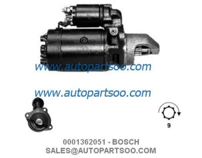 Китай 0001362051 6853810 - мотор стартера 12V BOSCH 2.4KW 9T MOTORES DE ARRANQUE продается