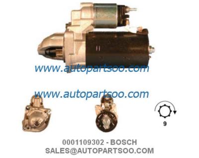 Китай 0001109302 0001109303 - мотор стартера 12V BOSCH 2.5KW 9T MOTORES DE ARRANQUE продается