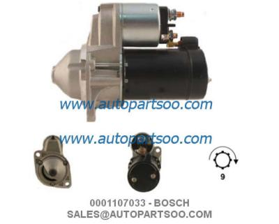 Китай 0001107033 0001107062 - мотор стартера 12V BOSCH 1.1KW 9T MOTORES DE ARRANQUE продается