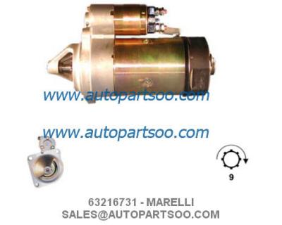 Китай 63216731 63216747 - мотор стартера 12V MARELLI 4KW 9T MOTORES DE ARRANQUE продается