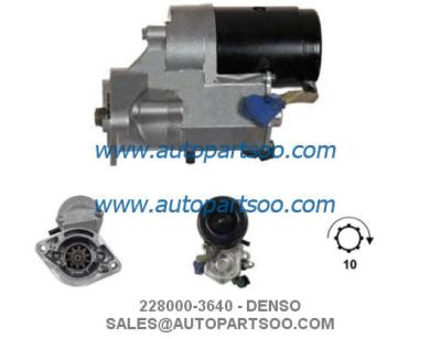 Китай 228000-3640 228000-3641 - мотор стартера 12V DENSO 2.2KW 10T MOTORES DE ARRANQUE продается