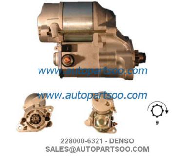 Китай 228000-6320 228000-6321 - мотор стартера 12V DENSO 1.4KW 9T MOTORES DE ARRANQUE продается
