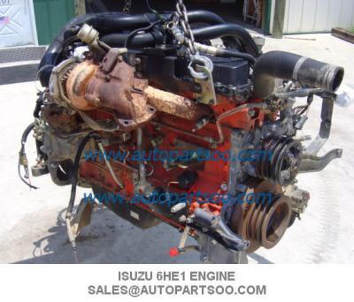 Китай Используемый двигатель дизеля FRR FTR GMC W5500 W6500 W7500 Isuzu 6HE1 6HH1 6HK1, мотор Usado 6HE1 продается