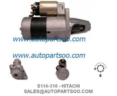 Китай S114-315 S114-316 - мотор стартера 12V ХИТАЧИ 0.8KW 8T MOTORES DE ARRANQUE продается