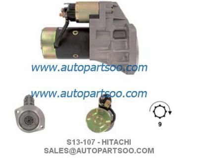 Китай S13-107 S13-107A - мотор стартера 12V ХИТАЧИ 2KW 9T MOTORES DE ARRANQUE продается