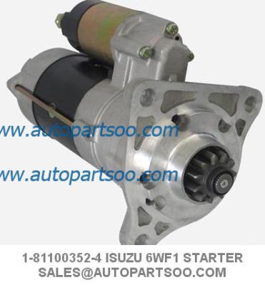 Китай 1-81100352-4 1-81100-352 - стартеры 6WF1 10PE1 24V 11T 7.1W ISUZU CYZ 51K CXZ 81 продается